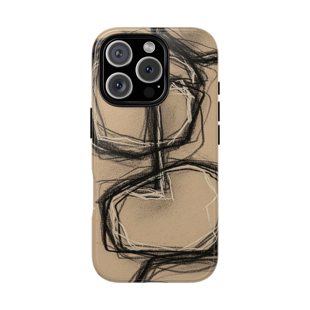 Abstract Art Phone Case: 3D Wrap, Impact Resistant TPU Silicone - Etsy