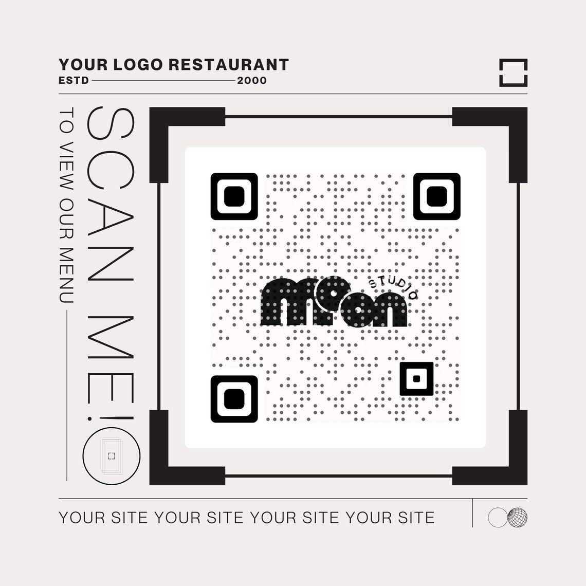 Custom Branded QR Code Generator: Logo Integration, Small Business - Etsy