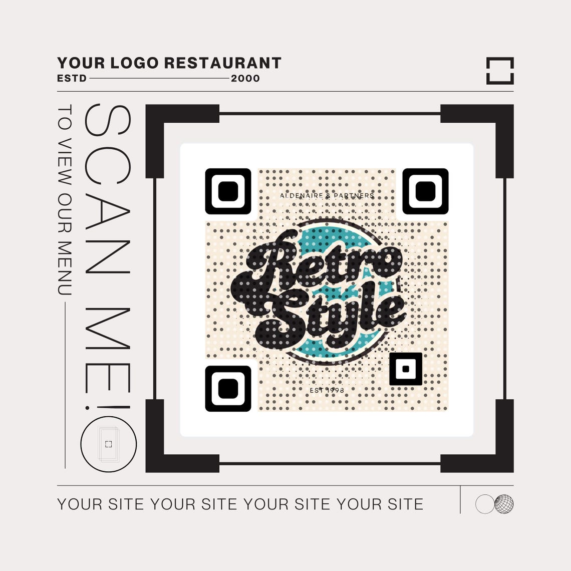 Custom Branded QR Code Generator: Logo Integration, Small Business - Etsy
