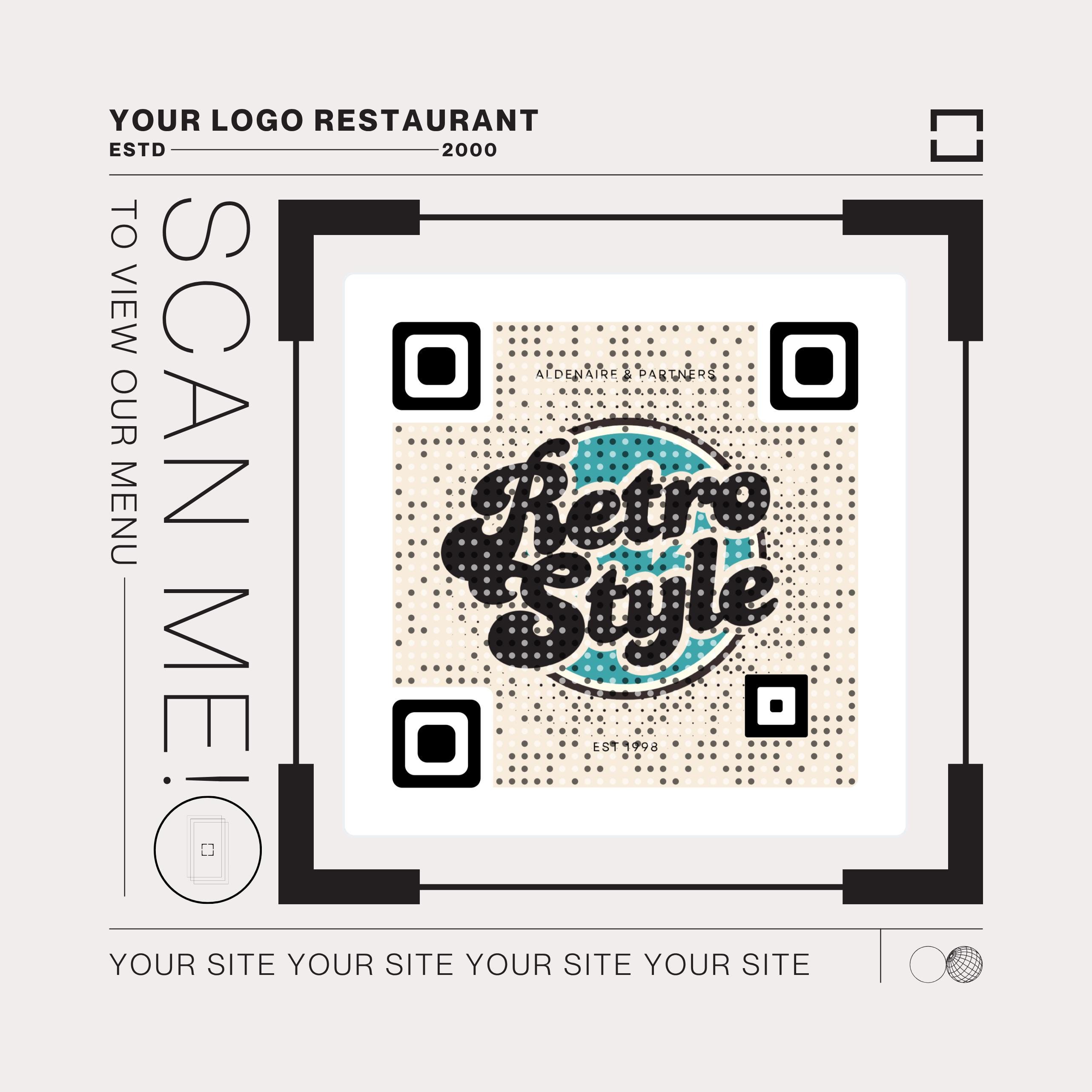 Custom Branded QR Code Generator: Logo Integration, Small Business - Etsy