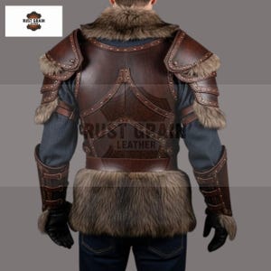 Handcrafted Leather & Fur Viking Armor Set: Cosplay, LARP - Etsy