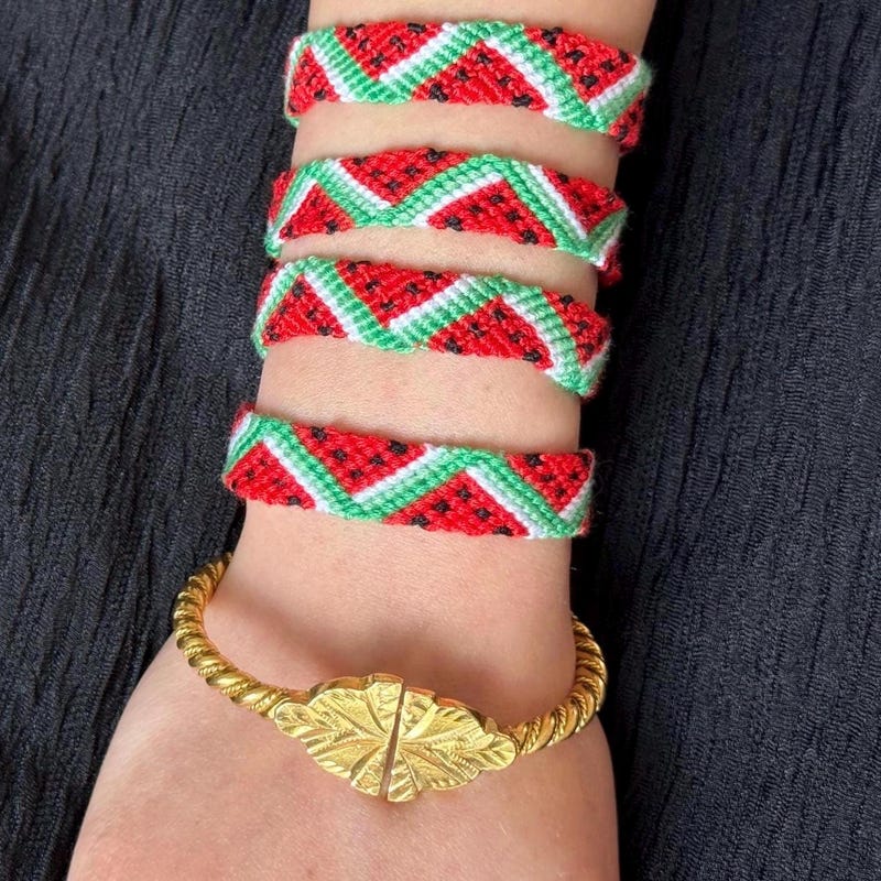 Watermelon Bracelet - Etsy