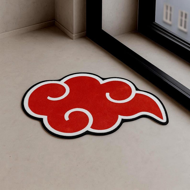 Naruto Akatsuki Rug – Decorative Anime Carpet - Etsy