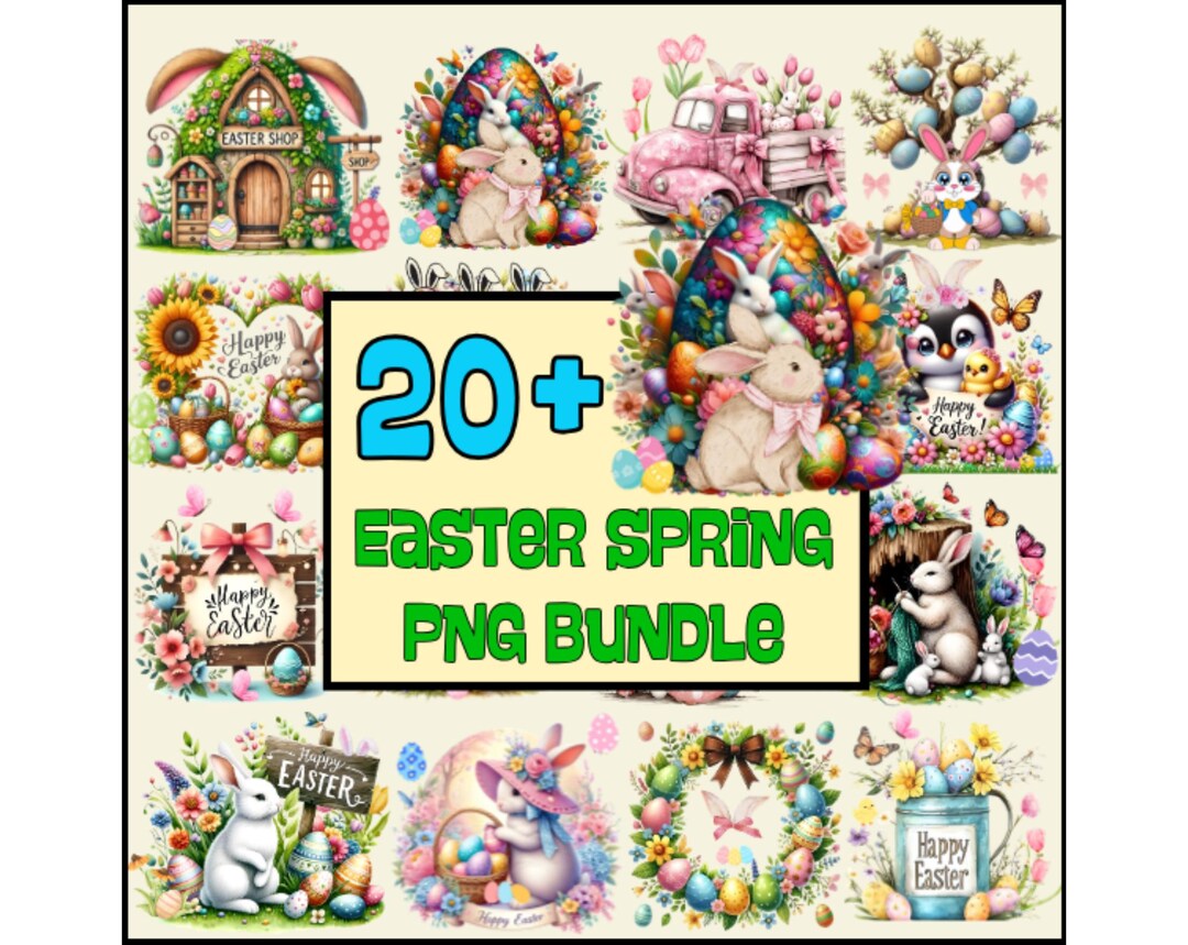 Easter Spring PNG, Floral Easter Png, Easter Sublimination, Easter Egg ...