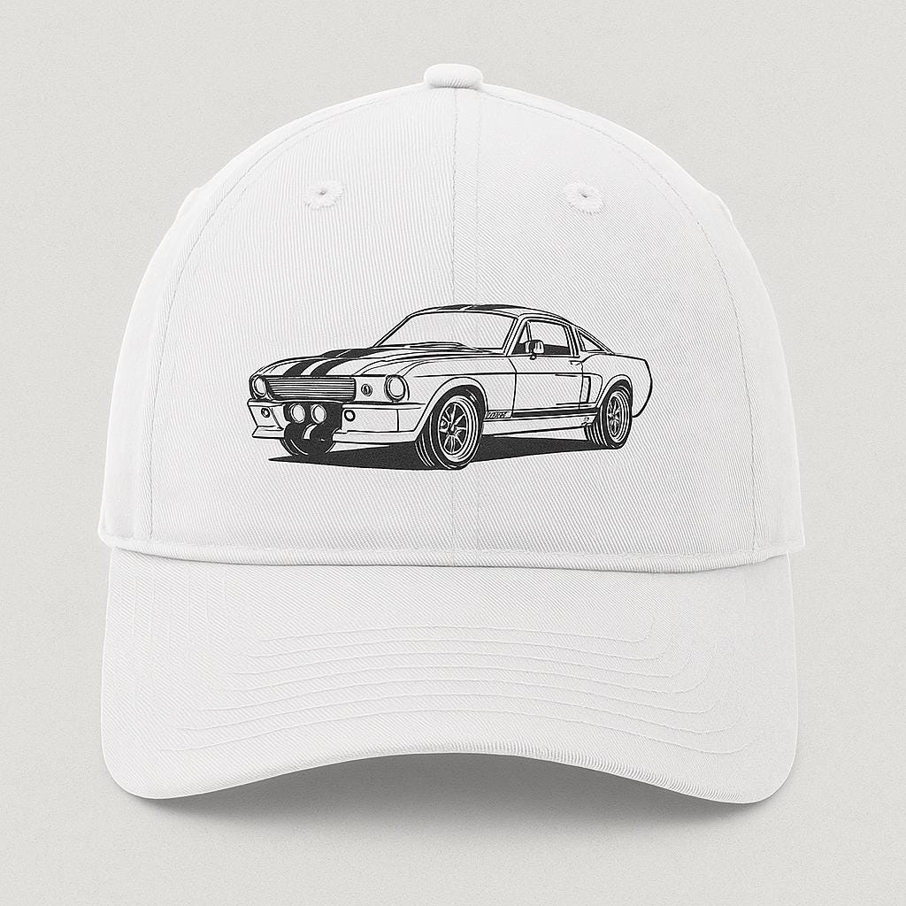 1967 Eleanor Shelby GT500 Mustang Svg, Png and Pdf — Classic Muscle Car ...