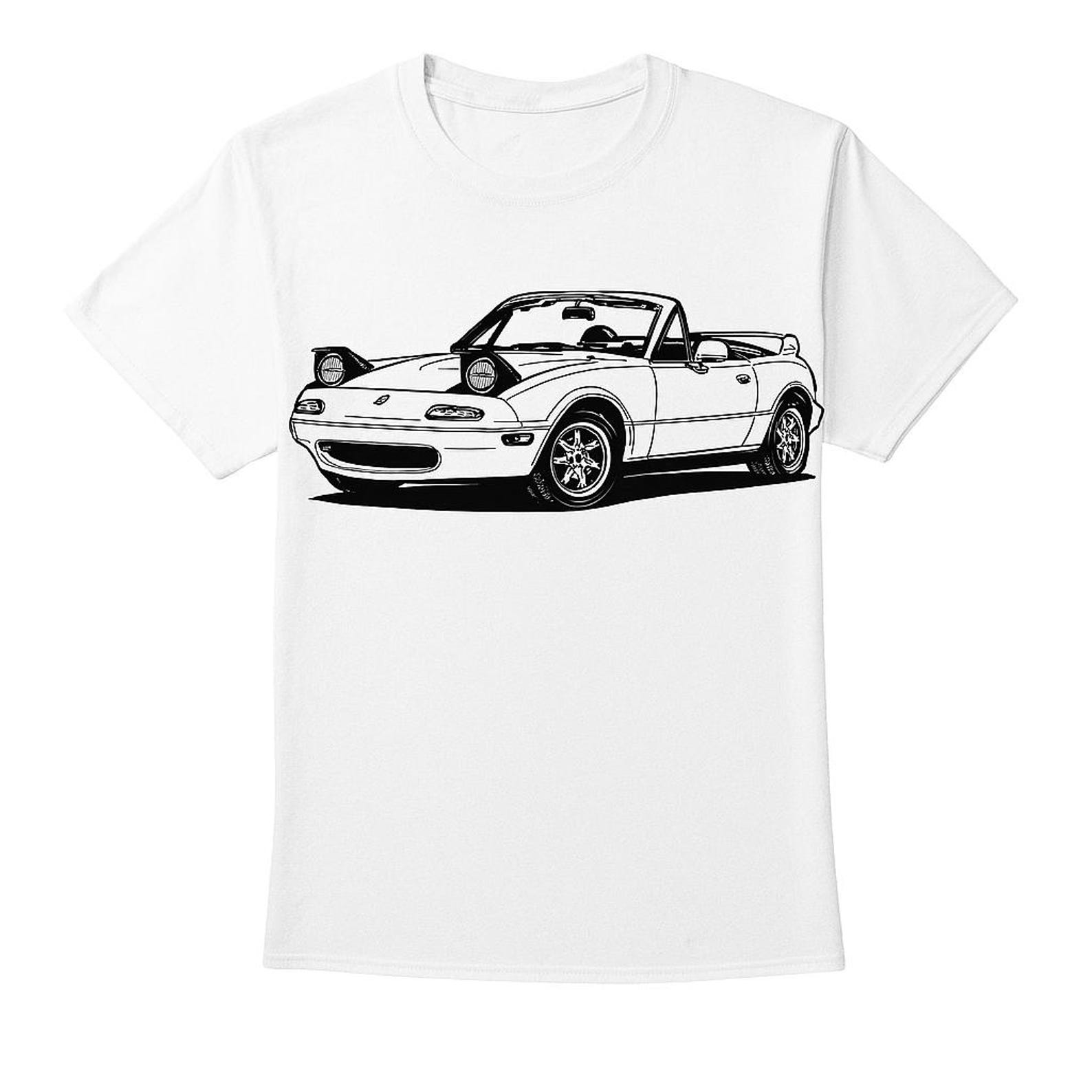 Mazda MX-5 Miata NA Vector Clipart — Png, Svg, PDF Digital Download ...