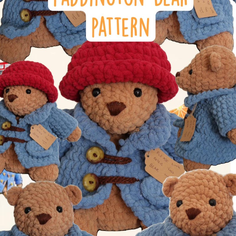 Crochet a Teddy Bear Patterns - Etsy