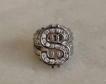 Cz Dollar Sign - Etsy