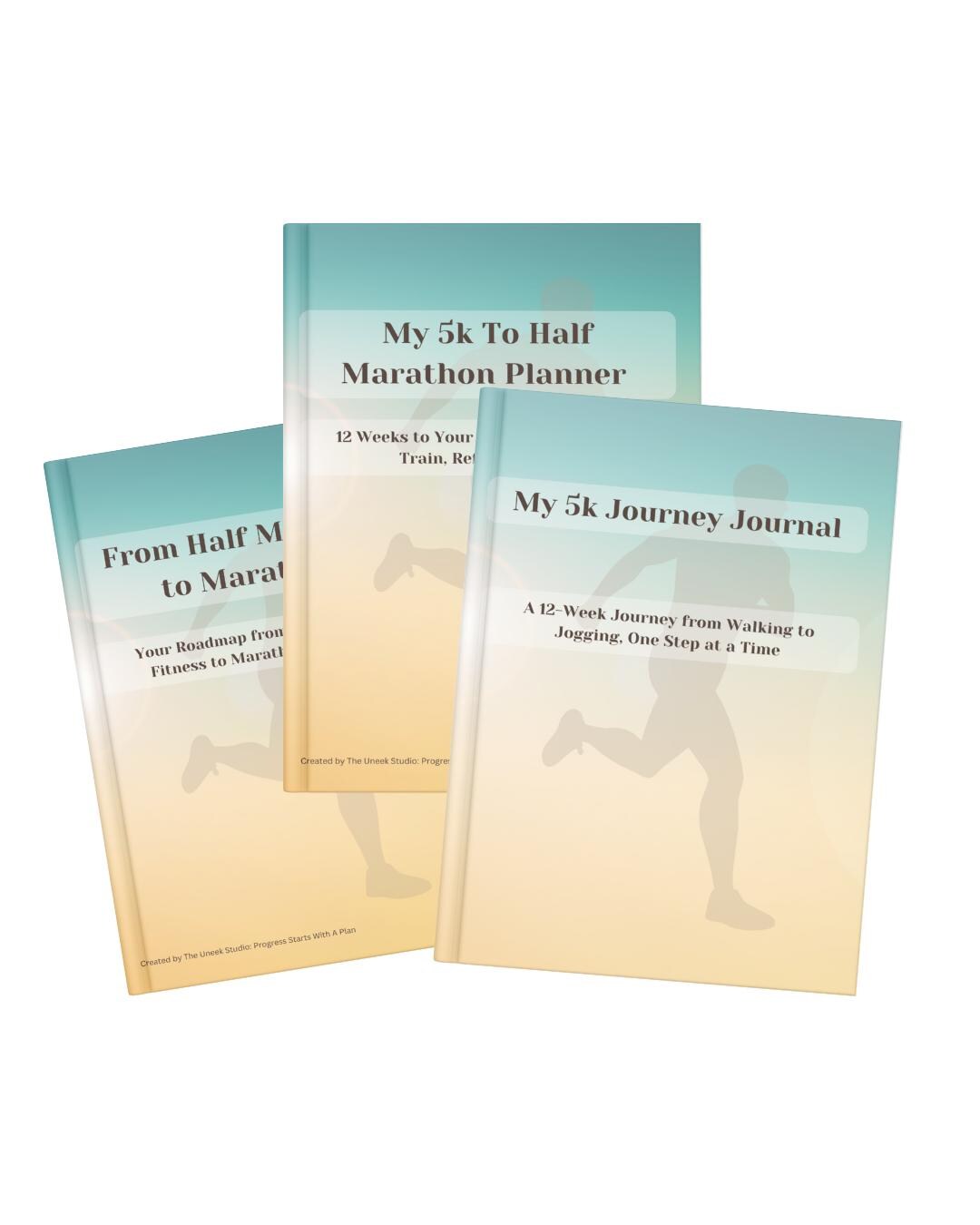 The Marathon Trio 3 in 1 Running Planner Bundle | From 0 to 5K to ...