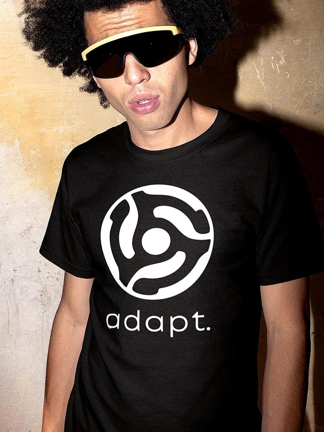 Adapt. - 45 Record Adapter - Premium T-shirt - Etsy