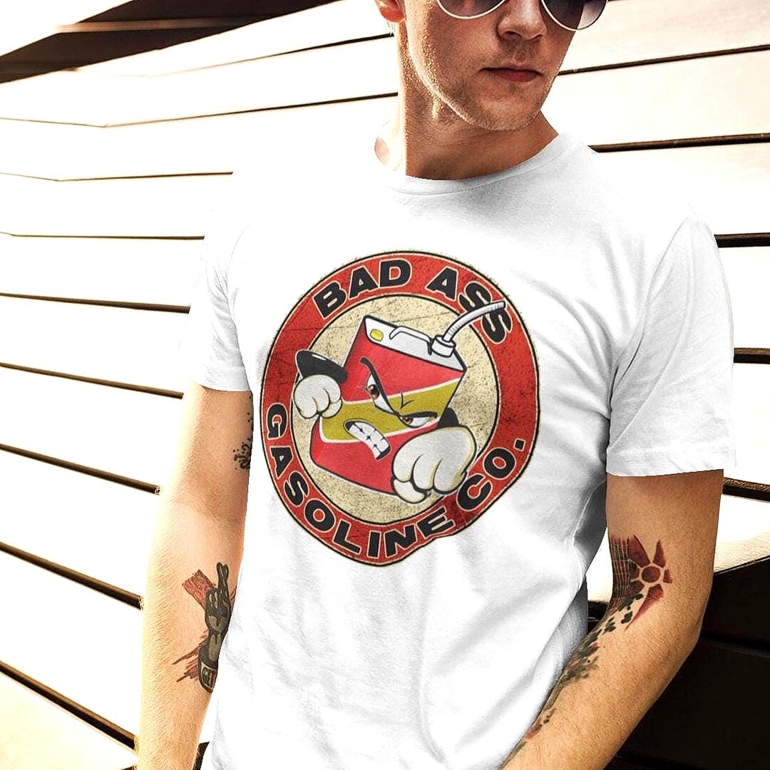 Bad Ass Gasoline T-shirt | Detroit State Apparel - Etsy