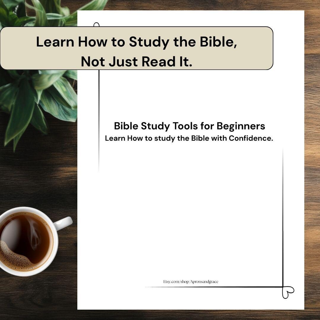 Bible Study Toolkit for Beginners | Christian Study Guide (PDF Download ...