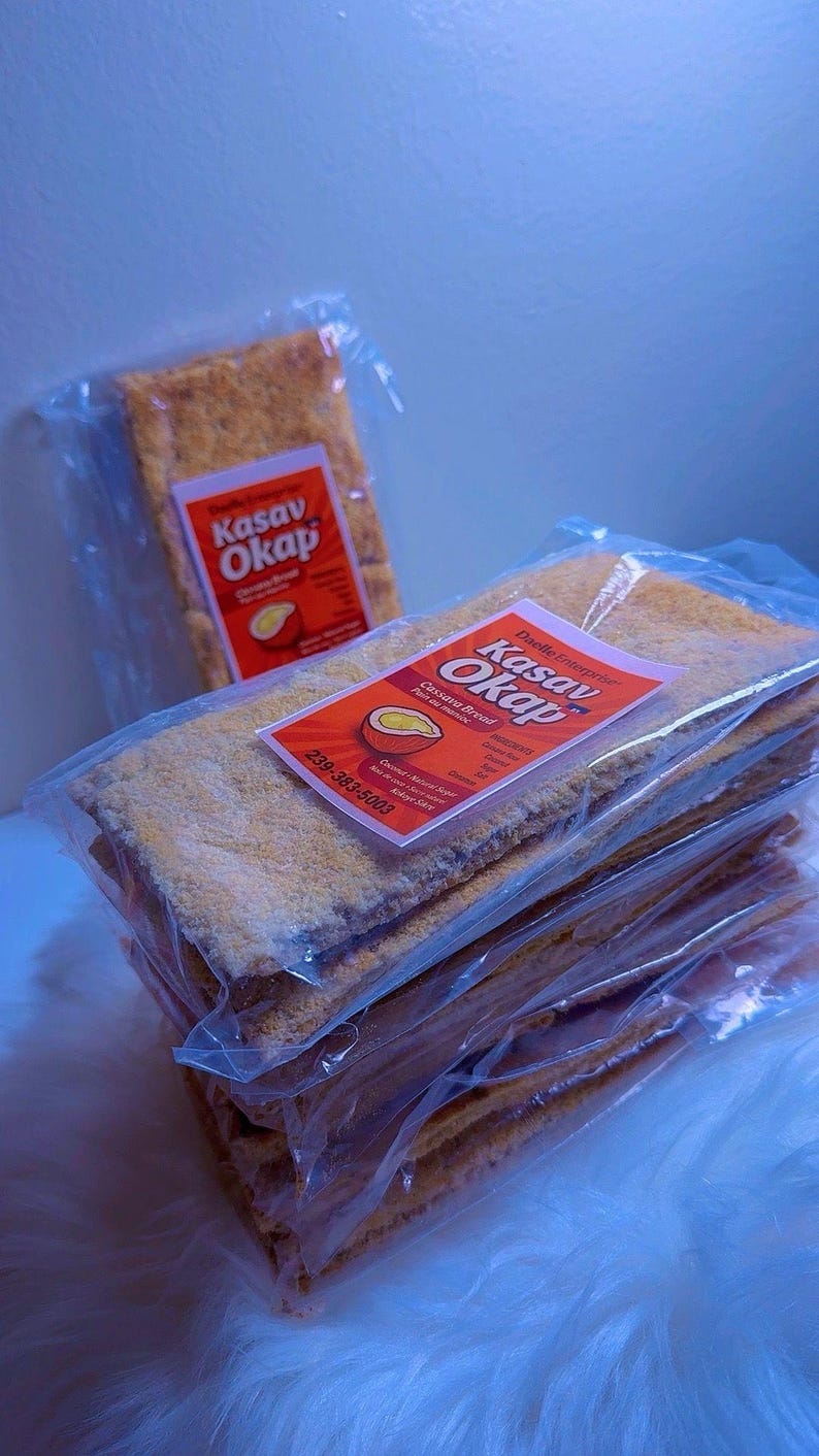 Haitian Cassava Bread – Daelle Enterprise Kasav Okap | Traditional ...