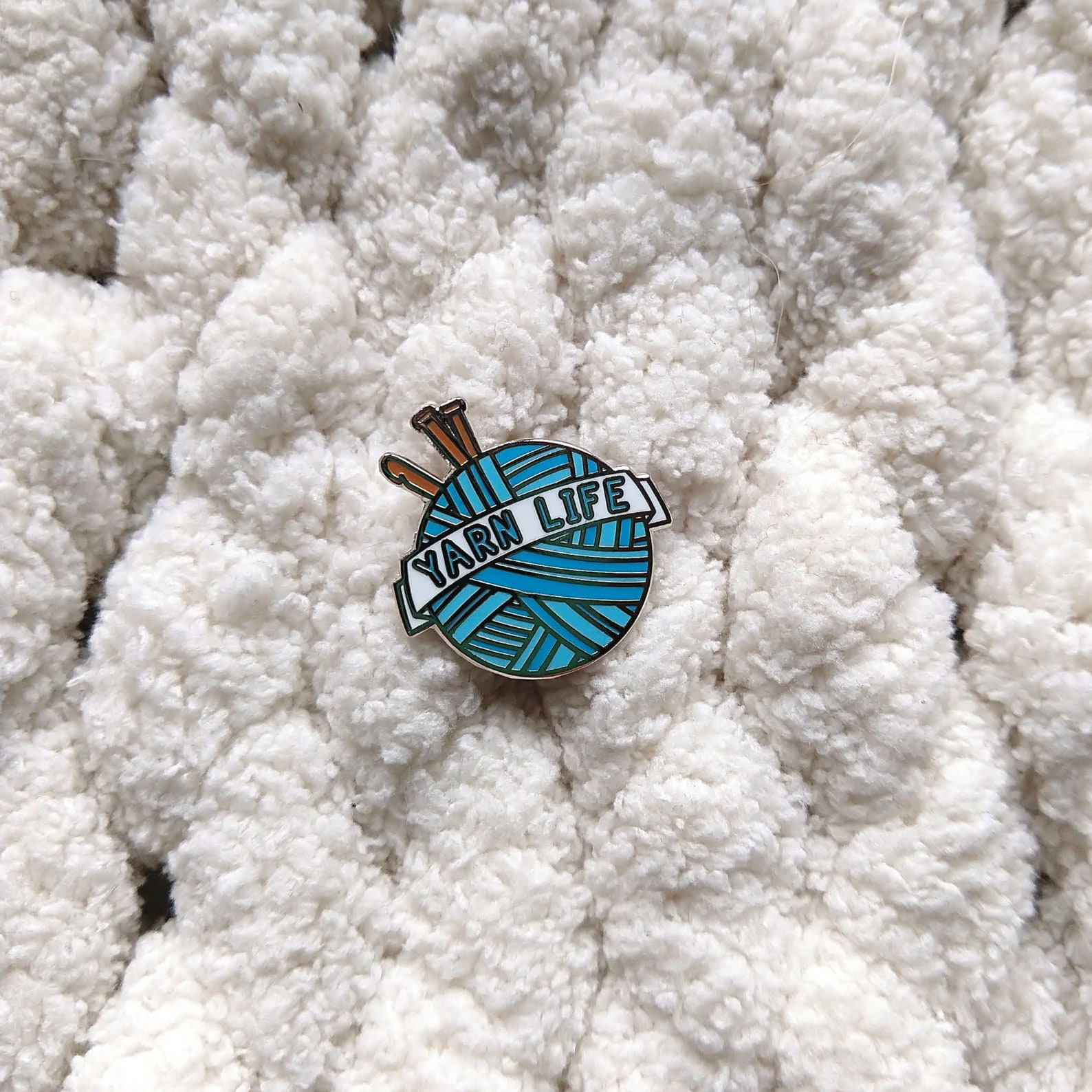 Yarn Life Enamel Pin Pin Enamel Pin Crochet Pin Knitter - Etsy