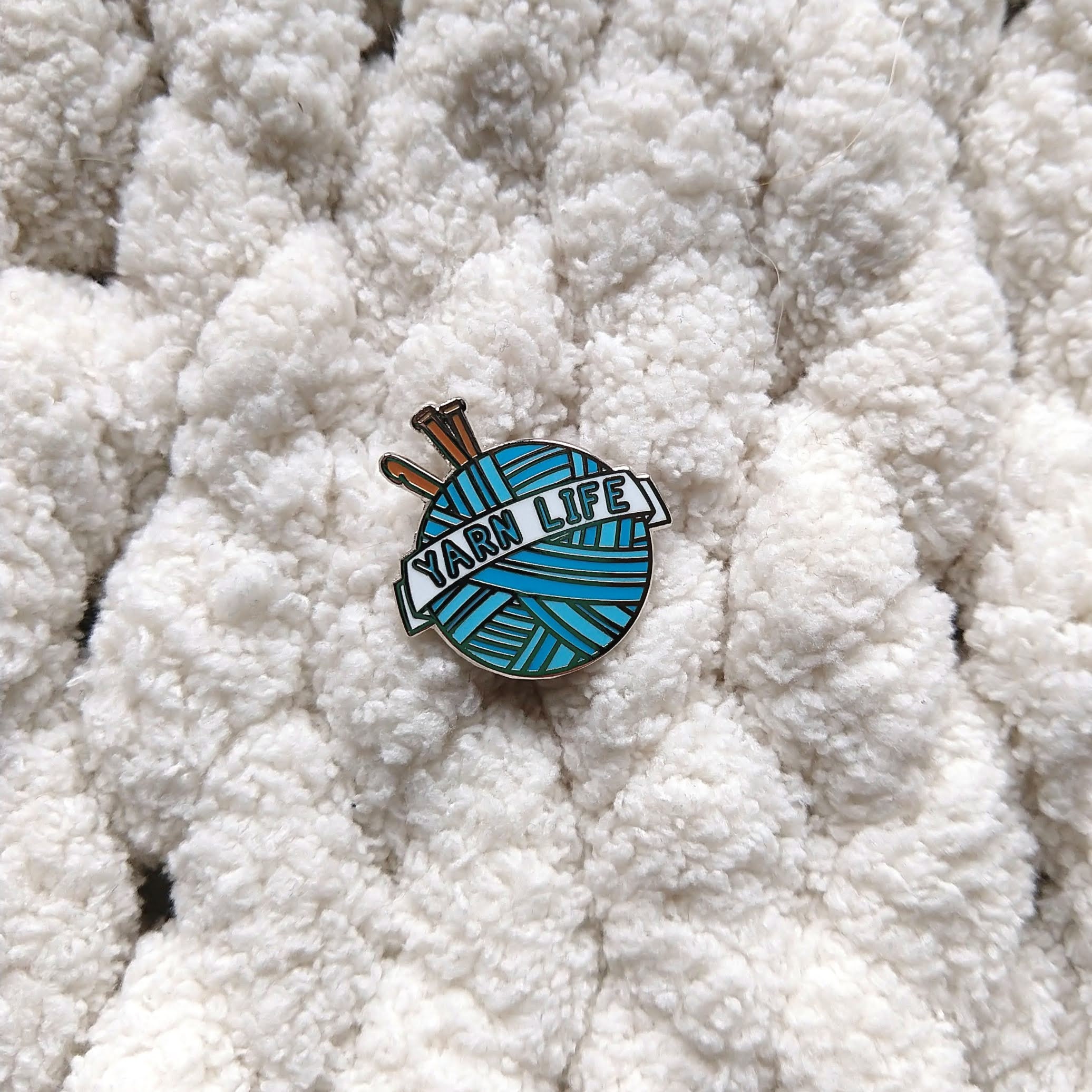 Yarn Life Enamel Pin Pin Enamel Pin Crochet Pin Knitter - Etsy