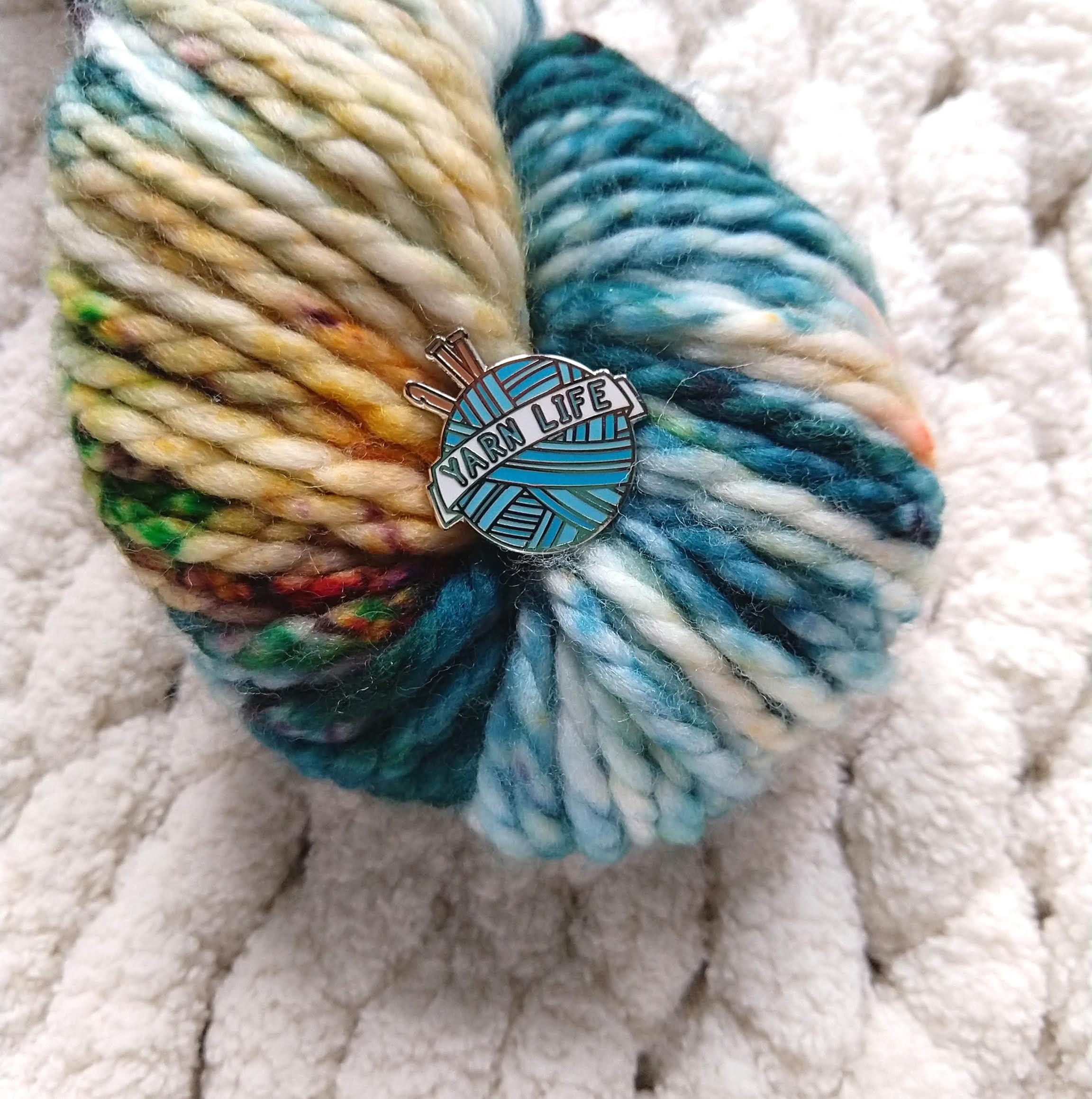 Yarn Life Enamel Pin Pin Enamel Pin Crochet Pin Knitter - Etsy