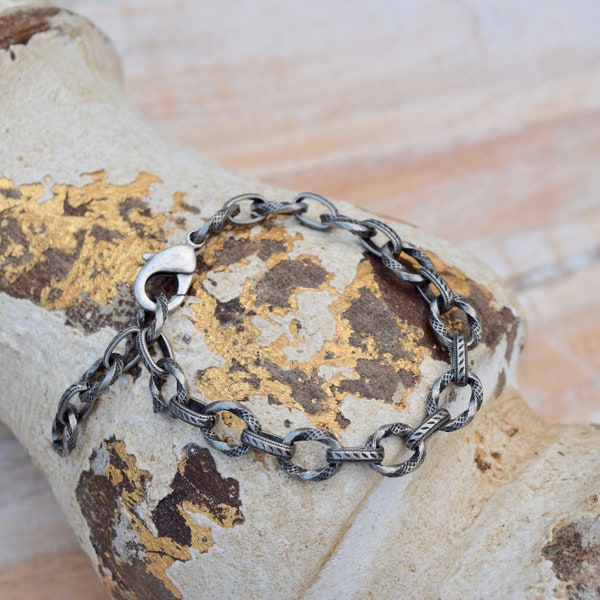 Pewter Bracelet - Etsy