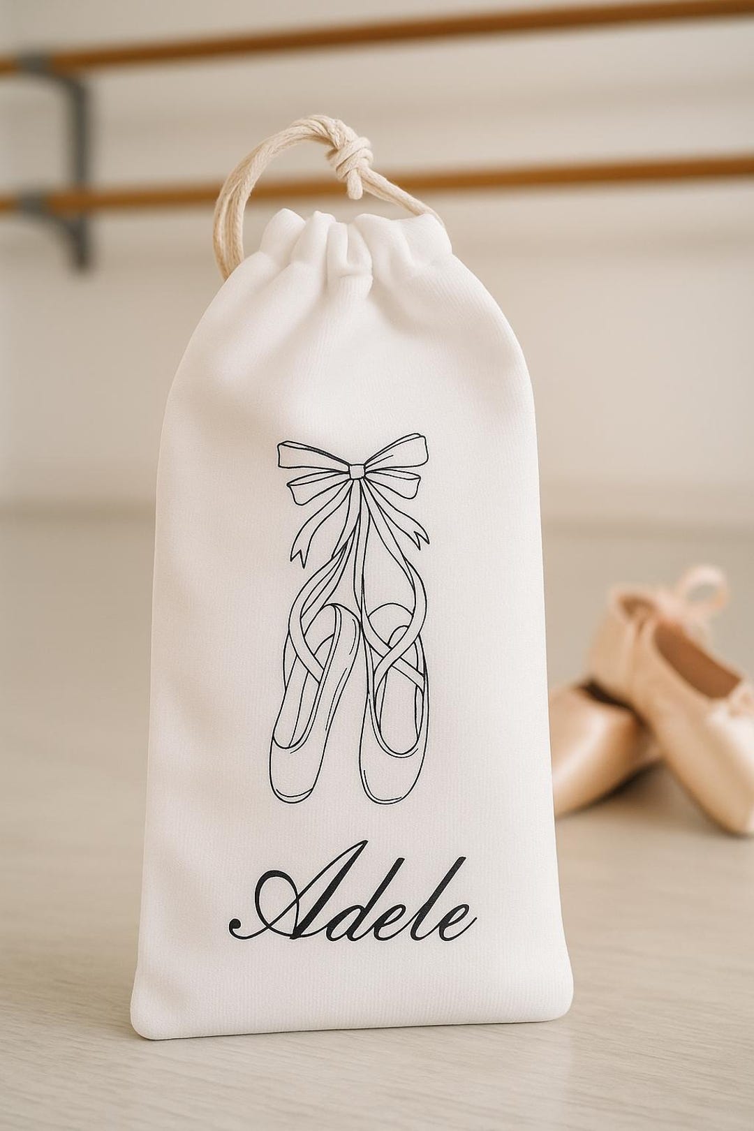 Personalized Ballet Shoe Bag | Custom Name Dance Bag | Gift for ...