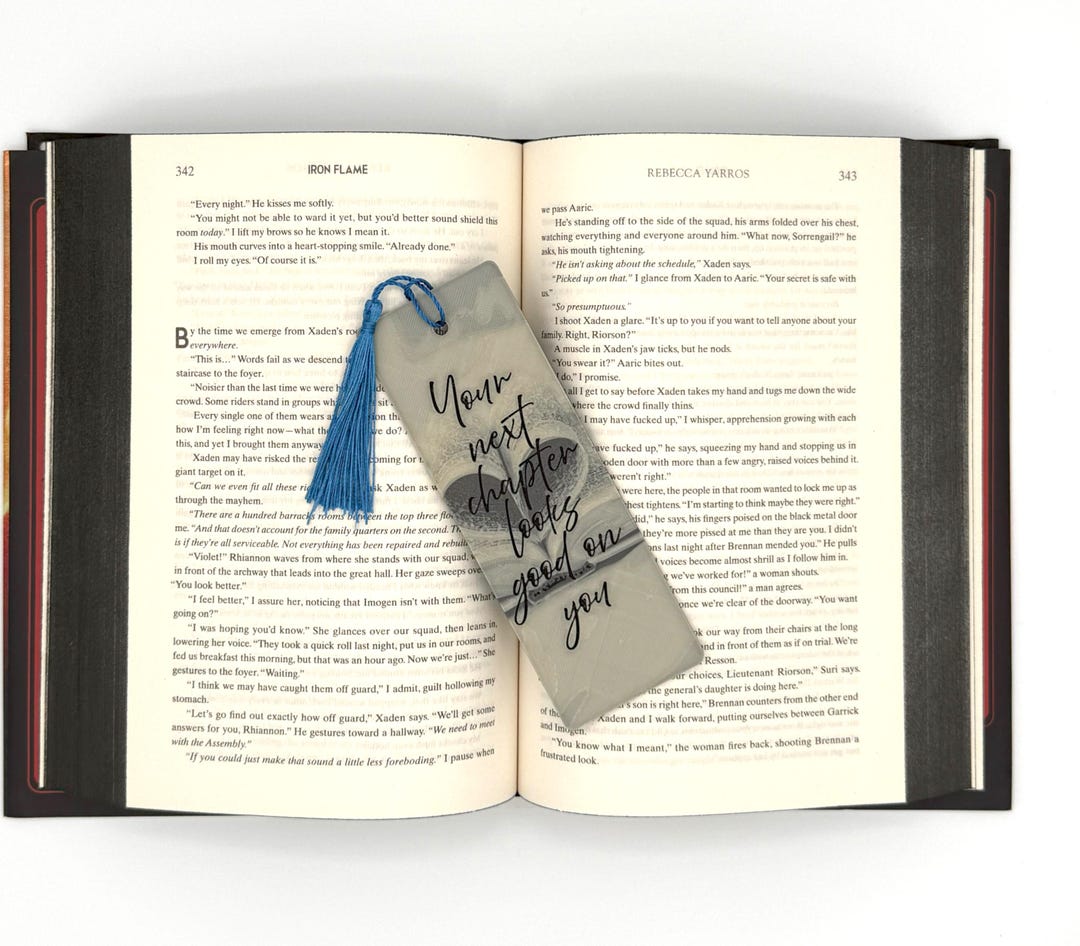 3D Printed Bookmark With Tassel: Fun Phrases for Book Lovers - Etsy