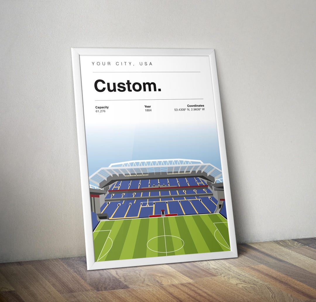 Custom Stadium Print: Personalized Sports Venue Wall Art (digital ...