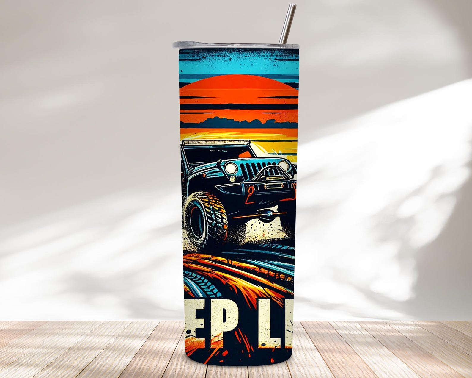 Off-road Adventure Tumbler Wrap PNG – 20oz Sublimation Design (digital ...