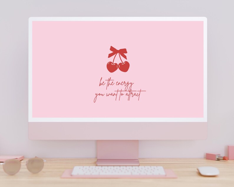 Coquette Pink Aesthetic Wallpaper | Soft Girl Motivational Lock Screen ...