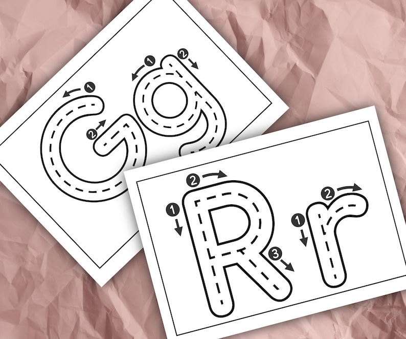 Alphabet Tracing Letters A-Z for Kids | Big Bold Letters Printable ...