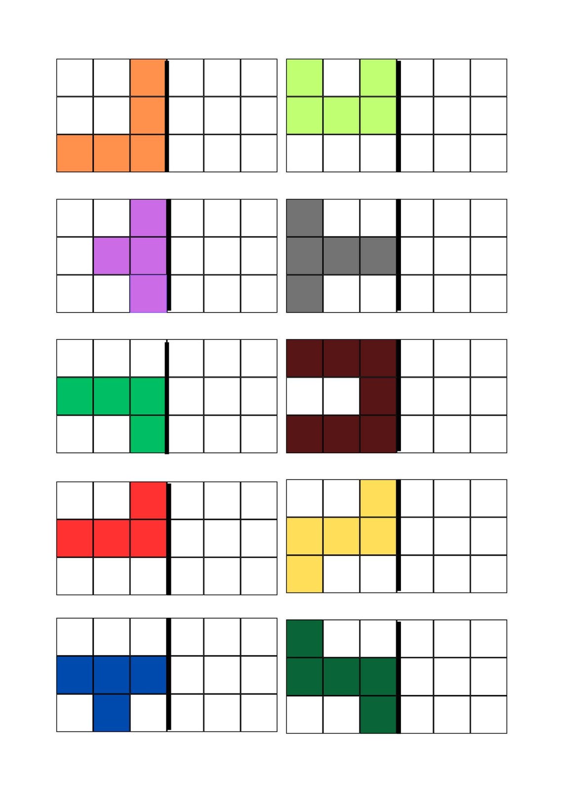Symmetry Drawing Worksheets for Kids: Mirror Image Art Puzzles (PDF ...