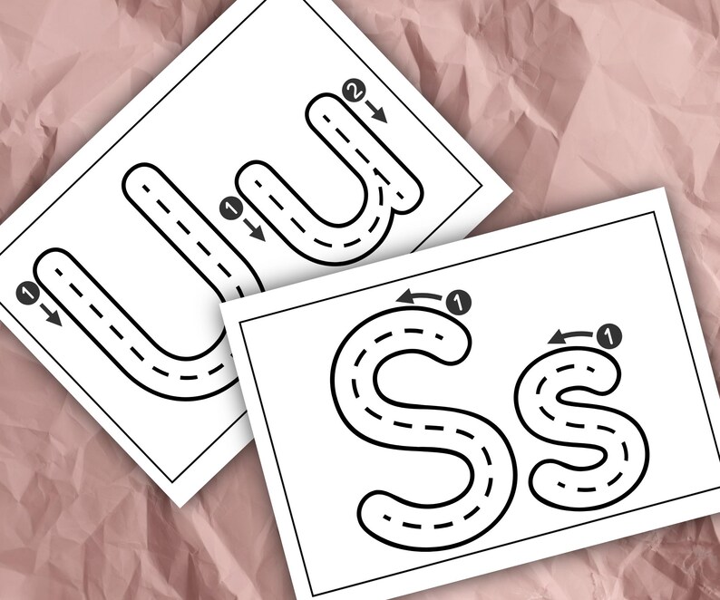 Alphabet Tracing Letters A-Z for Kids | Big Bold Letters Printable ...