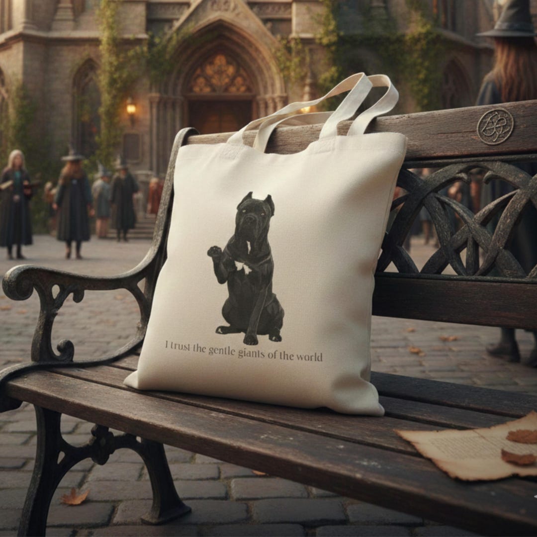 Wizardry Tote Bag, I Trust the Gentle Giants Magical Gift, Cotton ...