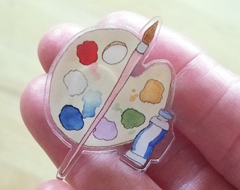 Artist Palette Pin - Etsy