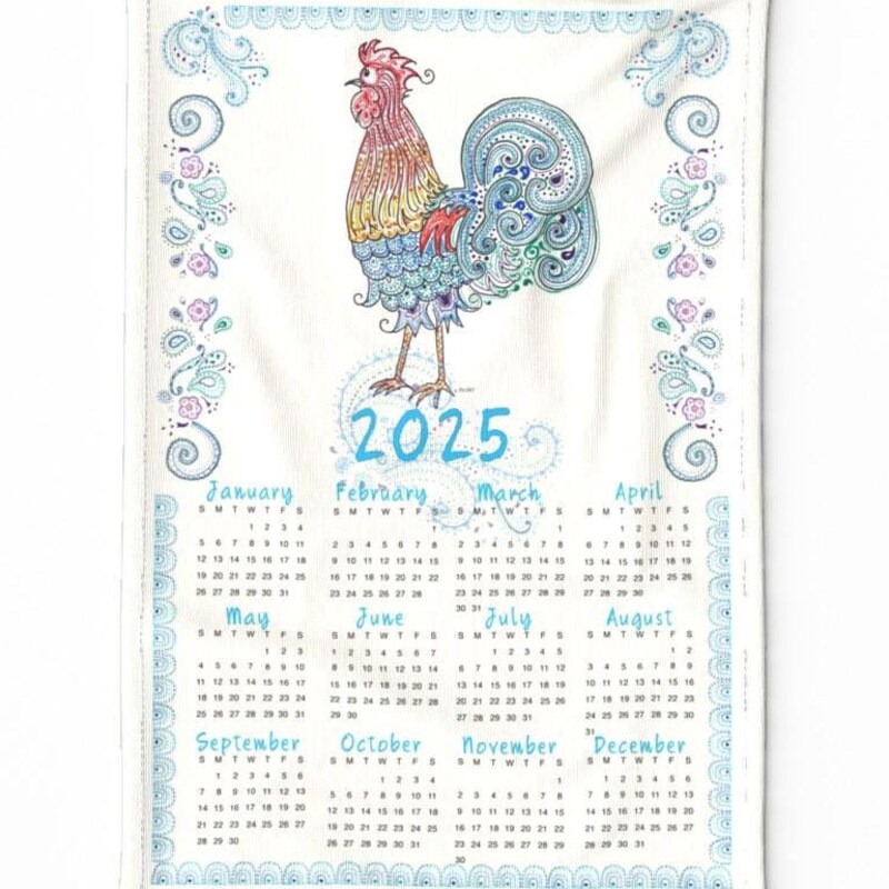 Tea Towel Calendar - Etsy