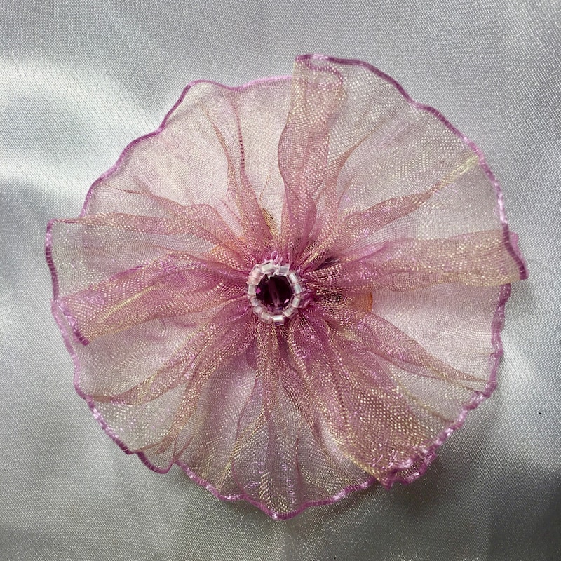 Ribbon Work Flowers - Etsy