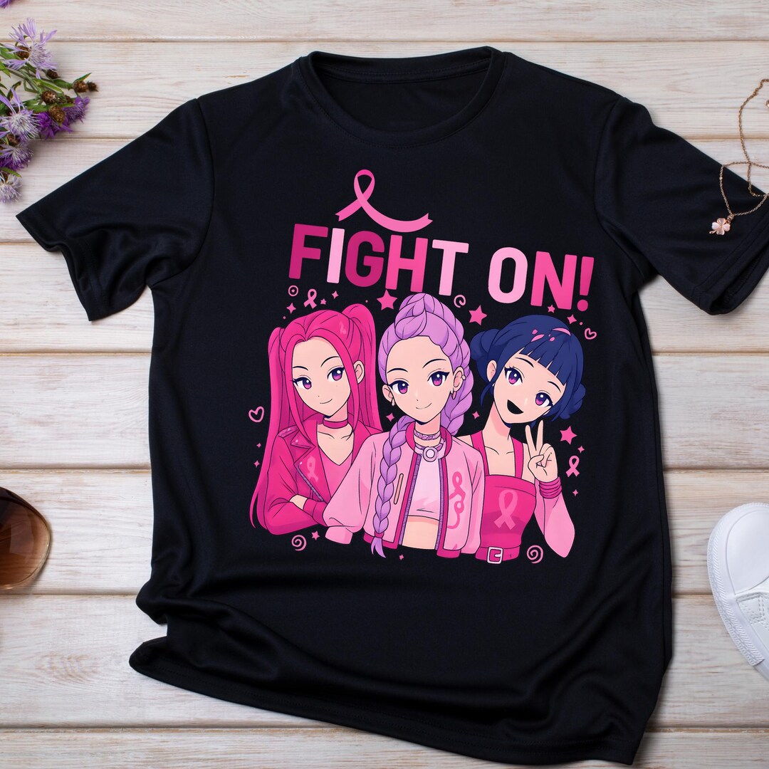 Kpop Demon Huntrix PNG | Pink Ribbon Breast Cancer Awareness (digital ...