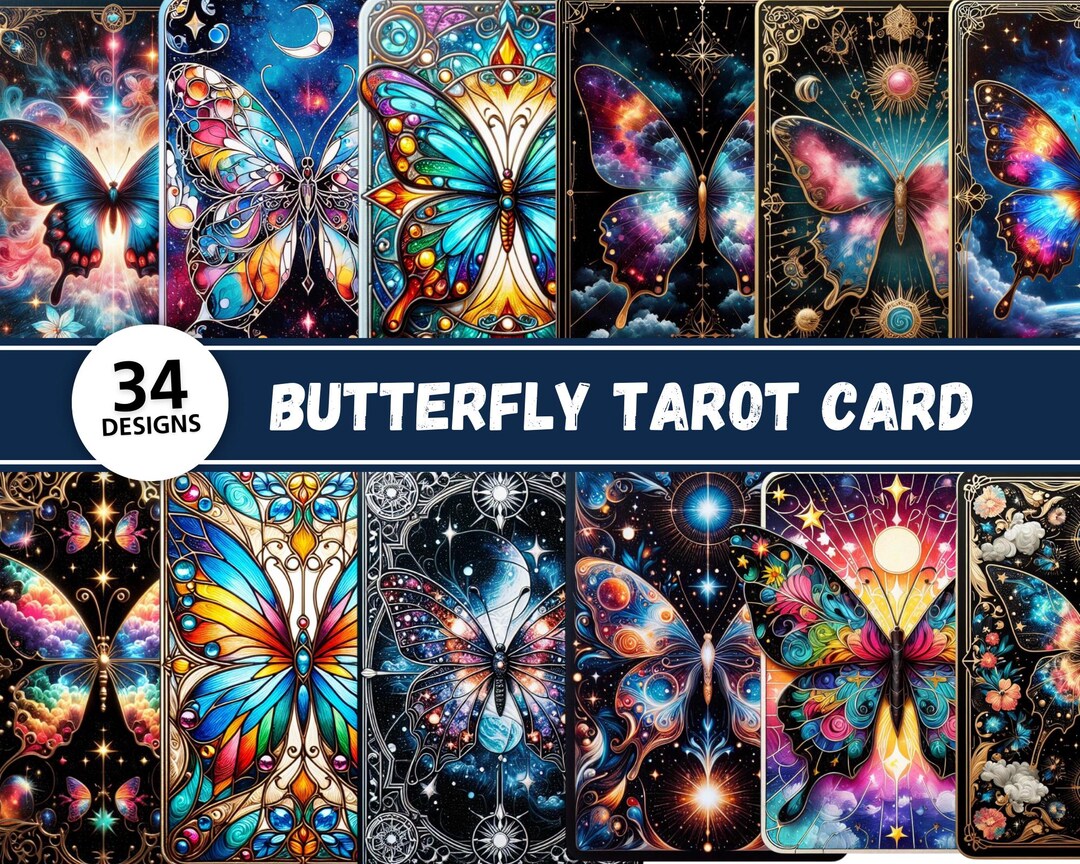 Butterfly Tarot Cards Png, Tarot Card Clipart, Mystical Tarot Png ...