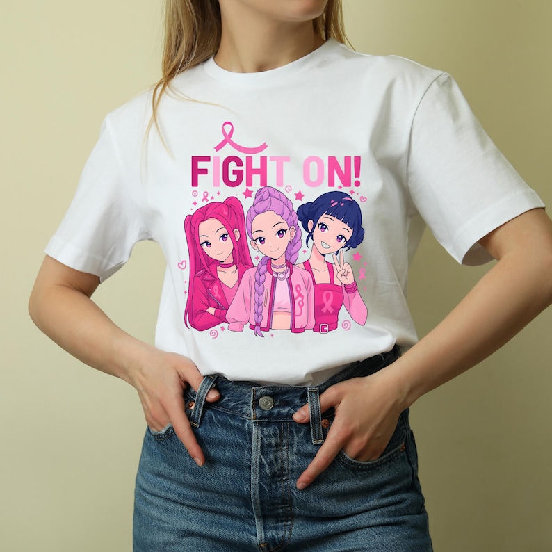 Kpop Demon Huntrix PNG | Pink Ribbon Breast Cancer Awareness (digital ...