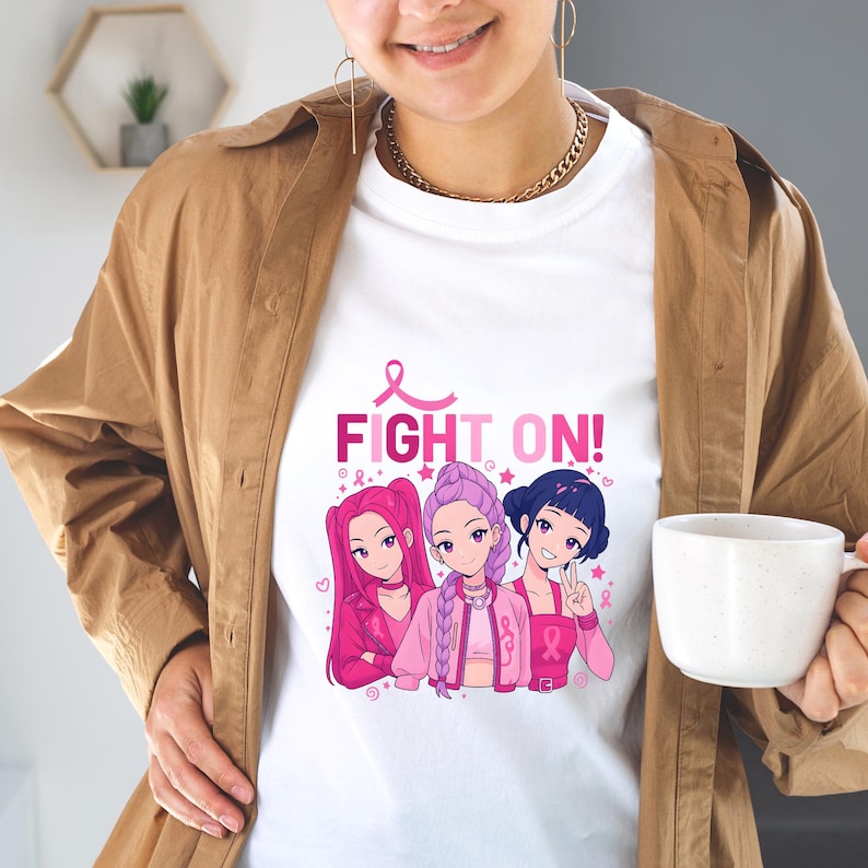 Kpop Demon Huntrix PNG | Pink Ribbon Breast Cancer Awareness (digital ...