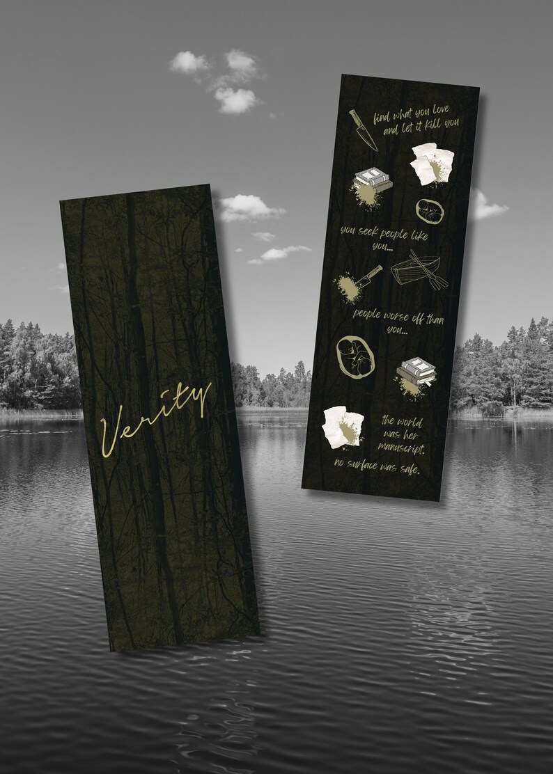 Verity Bookmark Digital Download | Colleen Hoover Inspired Bookmark ...