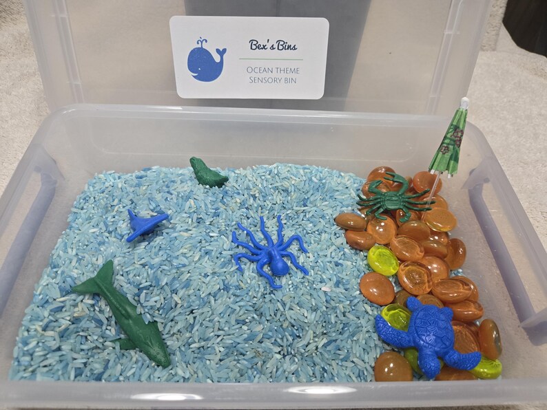 Ocean Theme Sensory Bin - Etsy