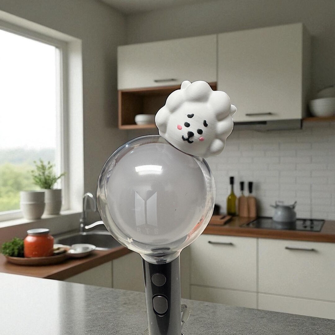 Rj Topper – BT21 Inspired Accessory for BTS Army Bomb MOTS (SE) or New ...