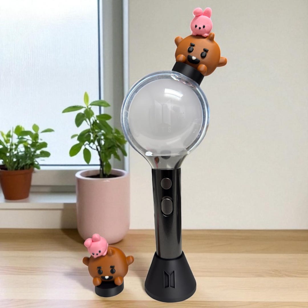 Baby Shooky & Cooky Duo Topper for BTS Army Bomb MOTS (special Edition ...