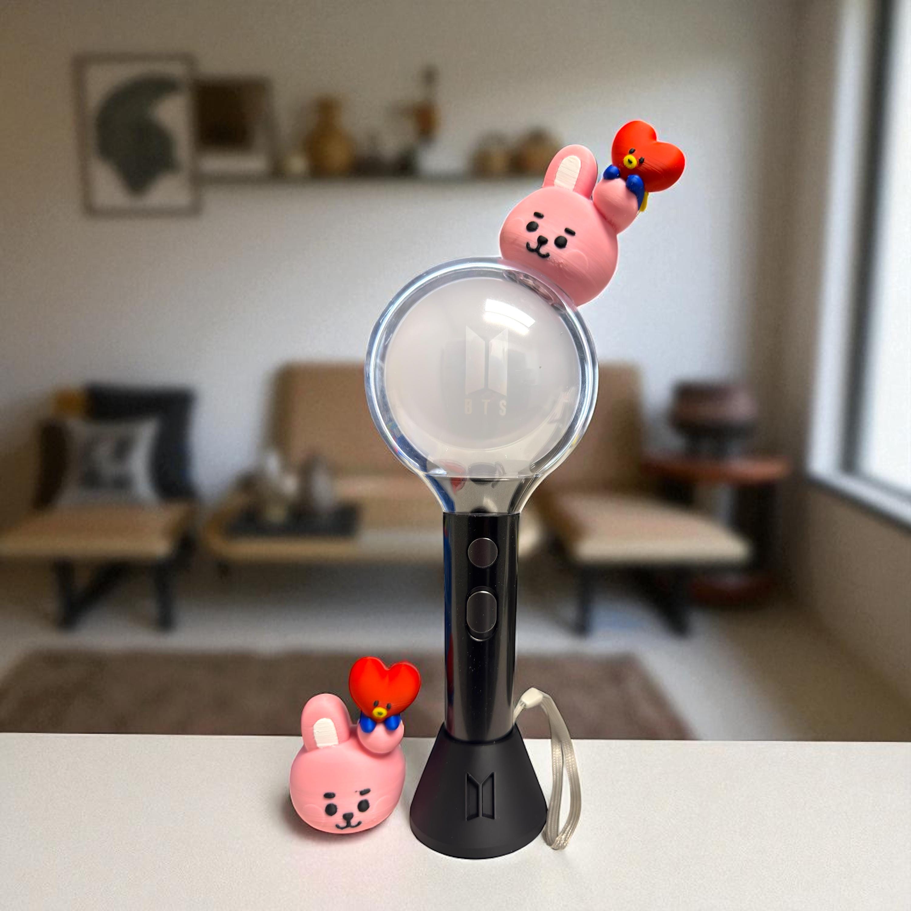 3D Printed Topper for BTS Army Bomb MOTS (SE)-BT21 Inspired Baby Cooky ...