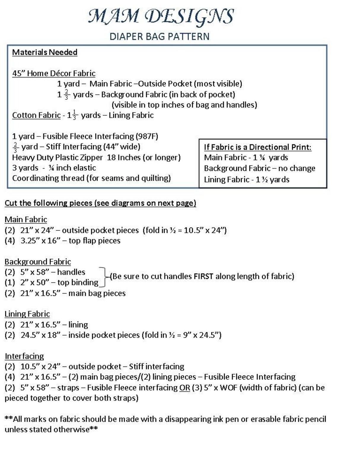 Ultimate Diaper Bag Pattern Tutorial - Trendy and Functional - Perfect ...