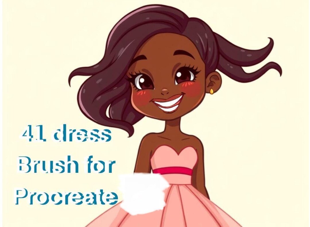 Procreate Dress Brush Set: Fashion Design & Illustration Tool - Etsy