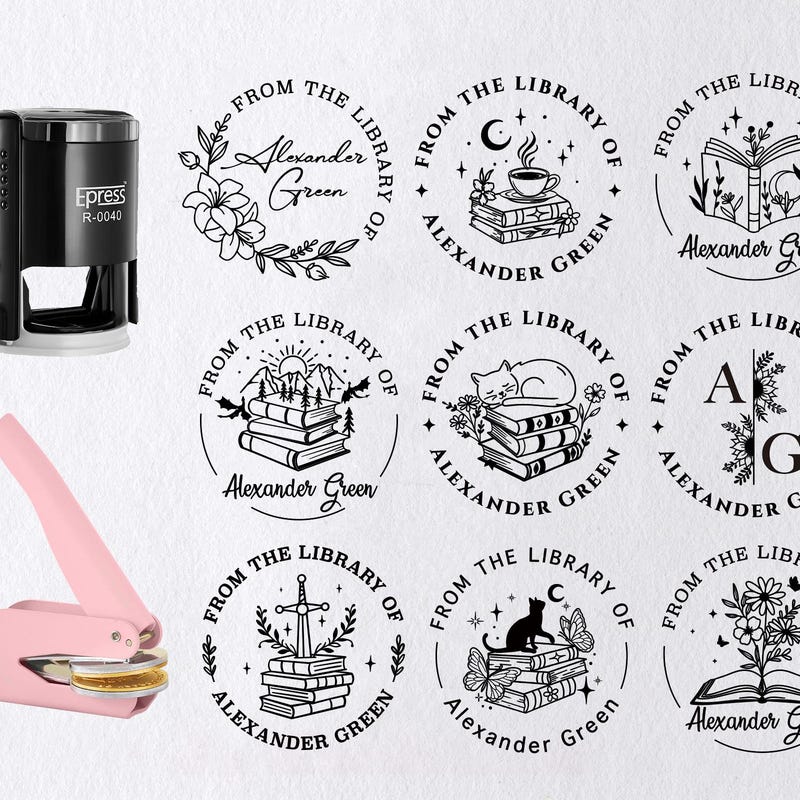 Embossed Stamp Created By - Etsy