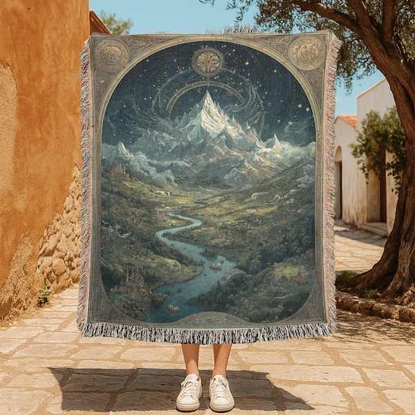 Tapestry Woven Fantasy - Etsy