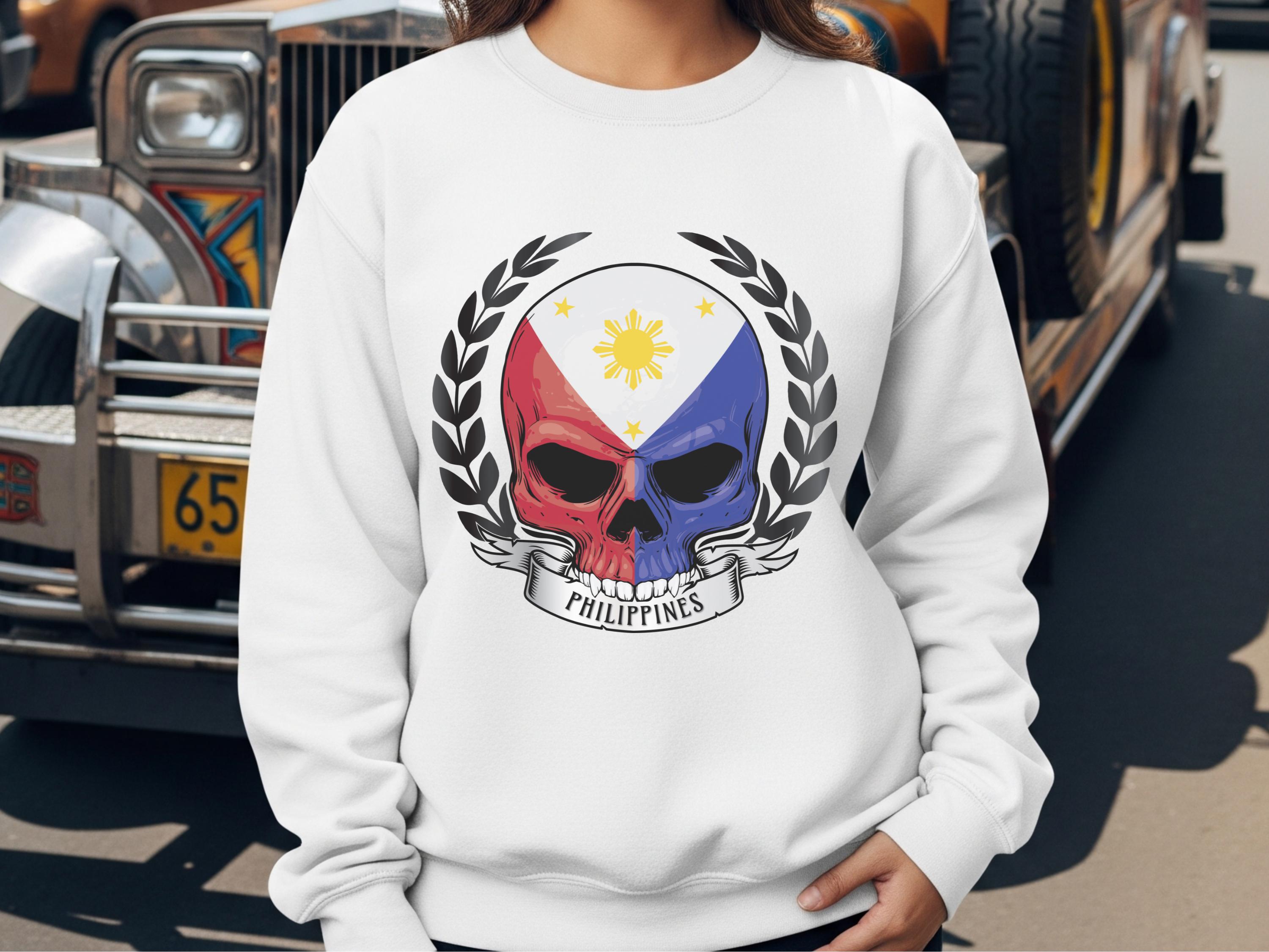 Filipino Skull Shirt | Philippine Flag, Pinoy Pride - Etsy