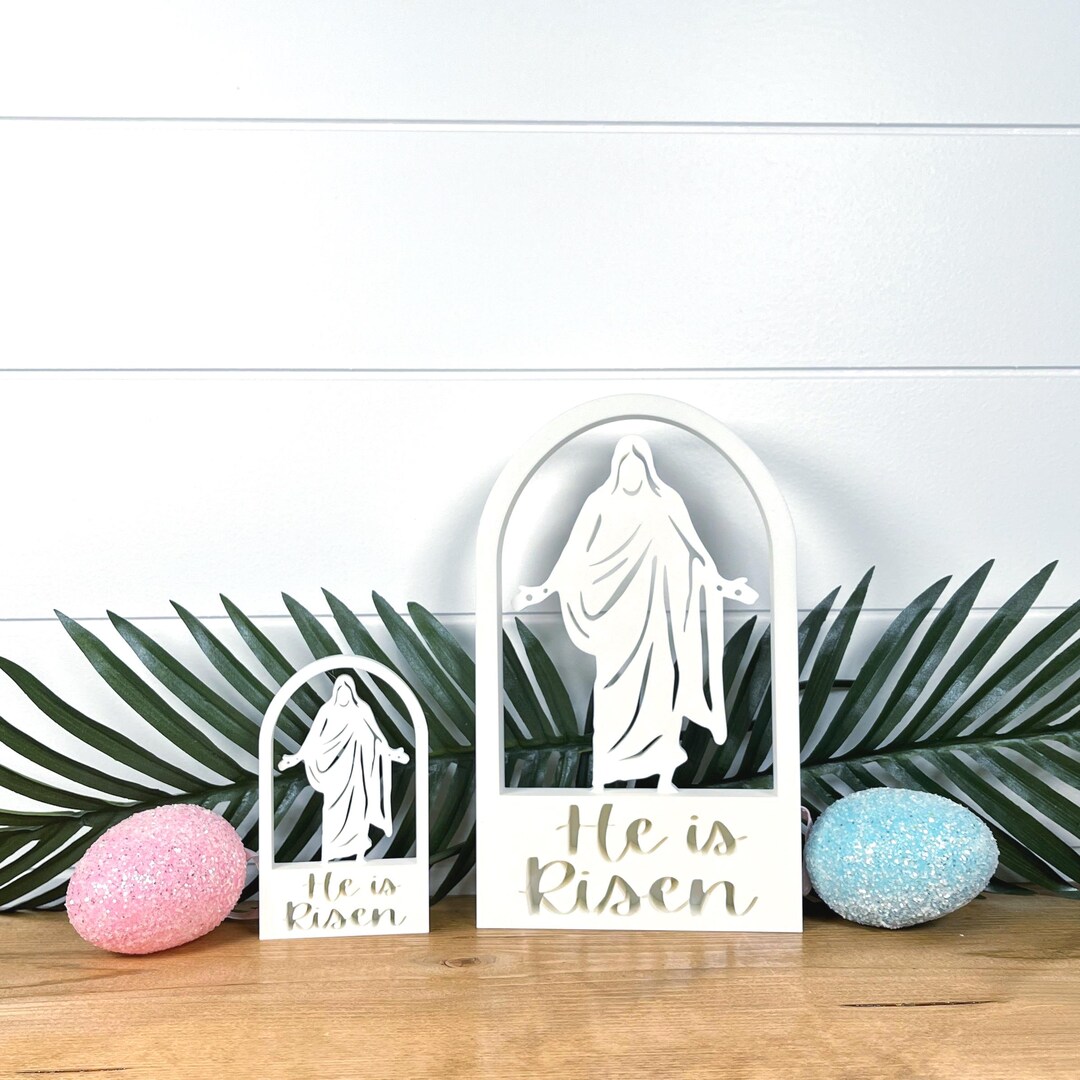 He is Risen Model of Jesus Christ in an Arch to Remember Christ at ...