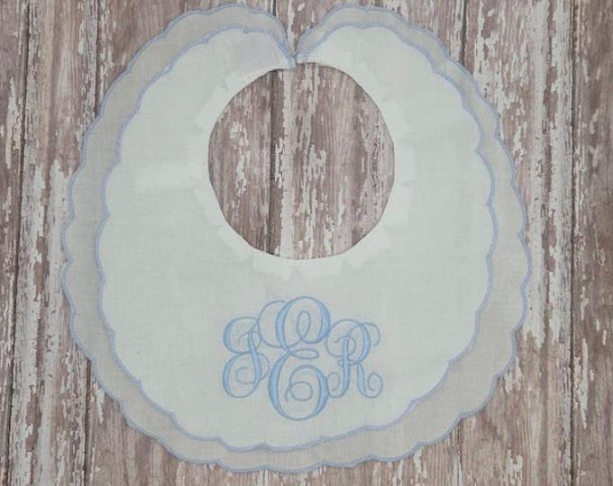 Embroidered Heirloom Bibs - Etsy
