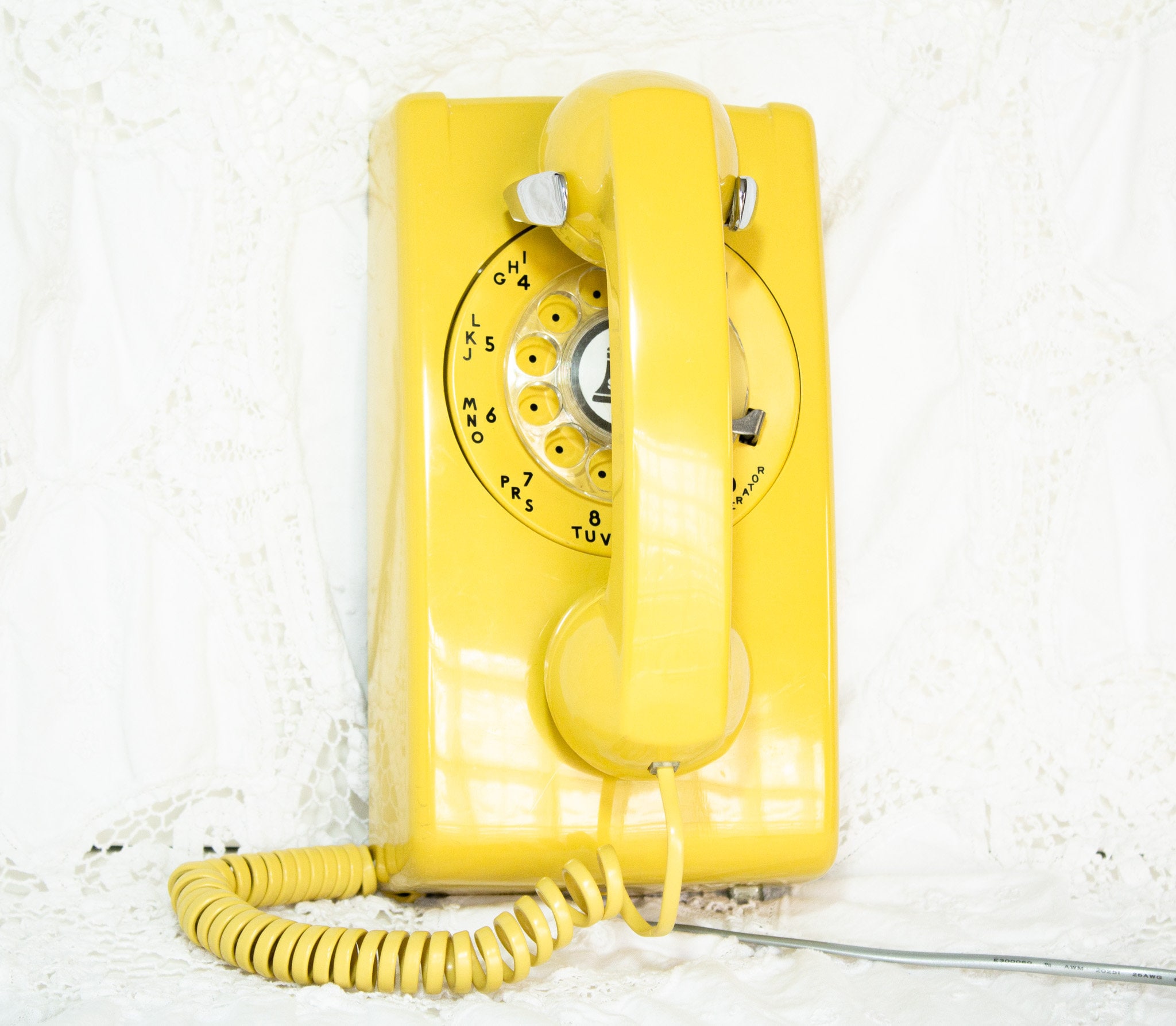 Old Rotary Wall Phone